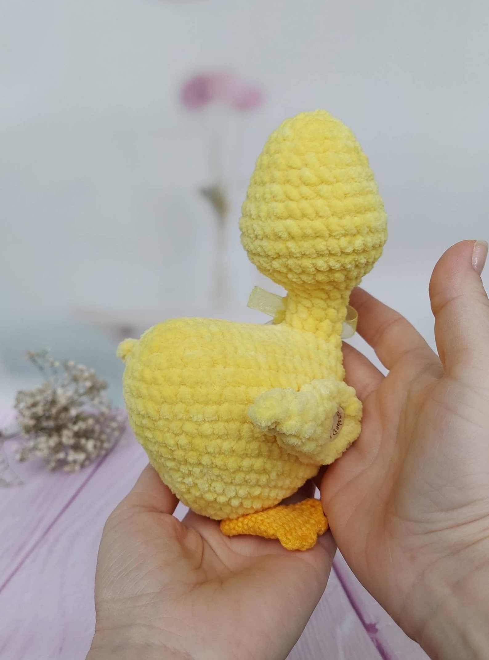 Duck Crochet Plush Cute Duckling Plushie Knit Amigurumi Toy - Etsy