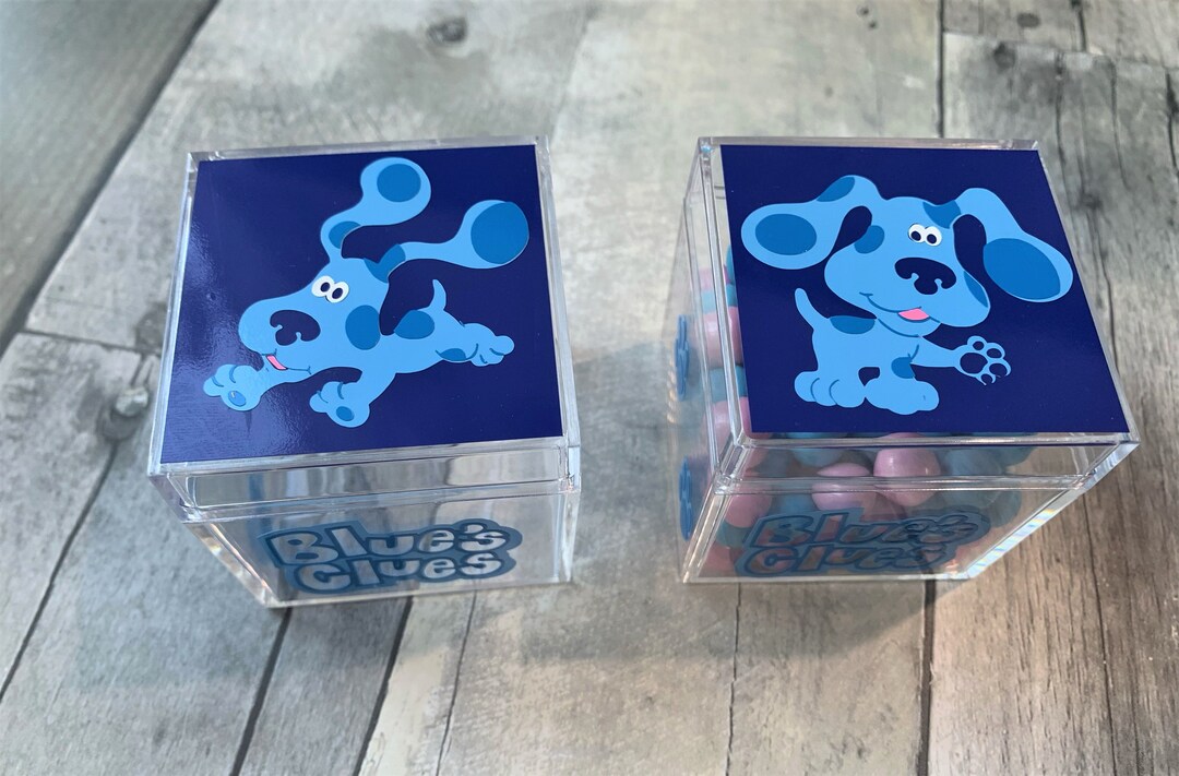 Blue's Clues Candy Box: Square Party Favor - Etsy