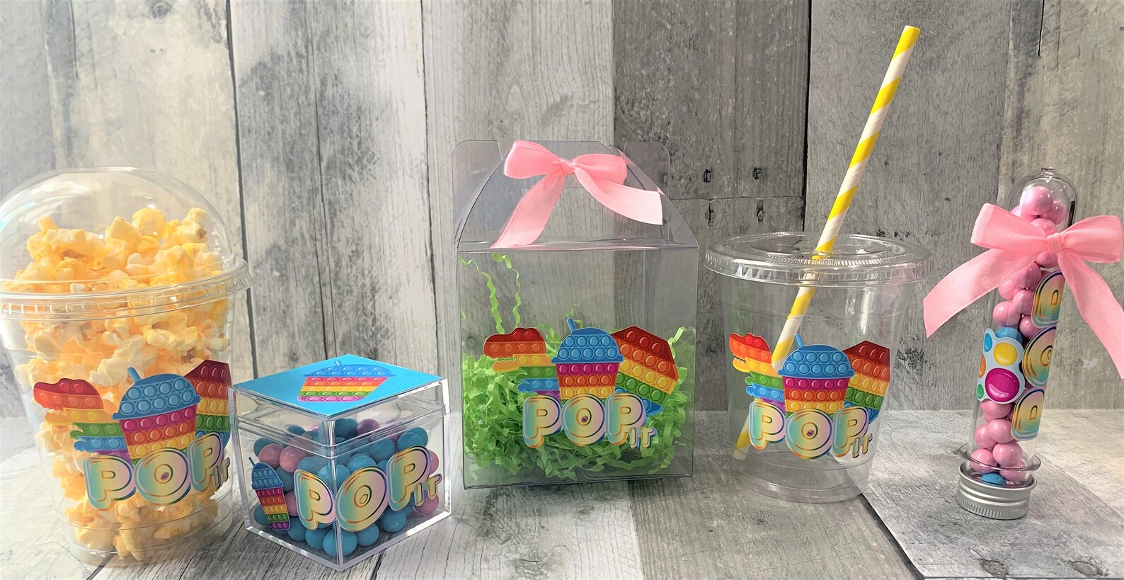 Pop It Popcorn Cup/pop It Cup Favor/pop It Decoration/pop It | Etsy