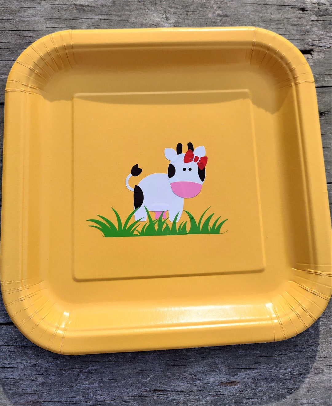 7 Units Animal Farm Paper Plates/barnyard Paper Plates/party Paper ...
