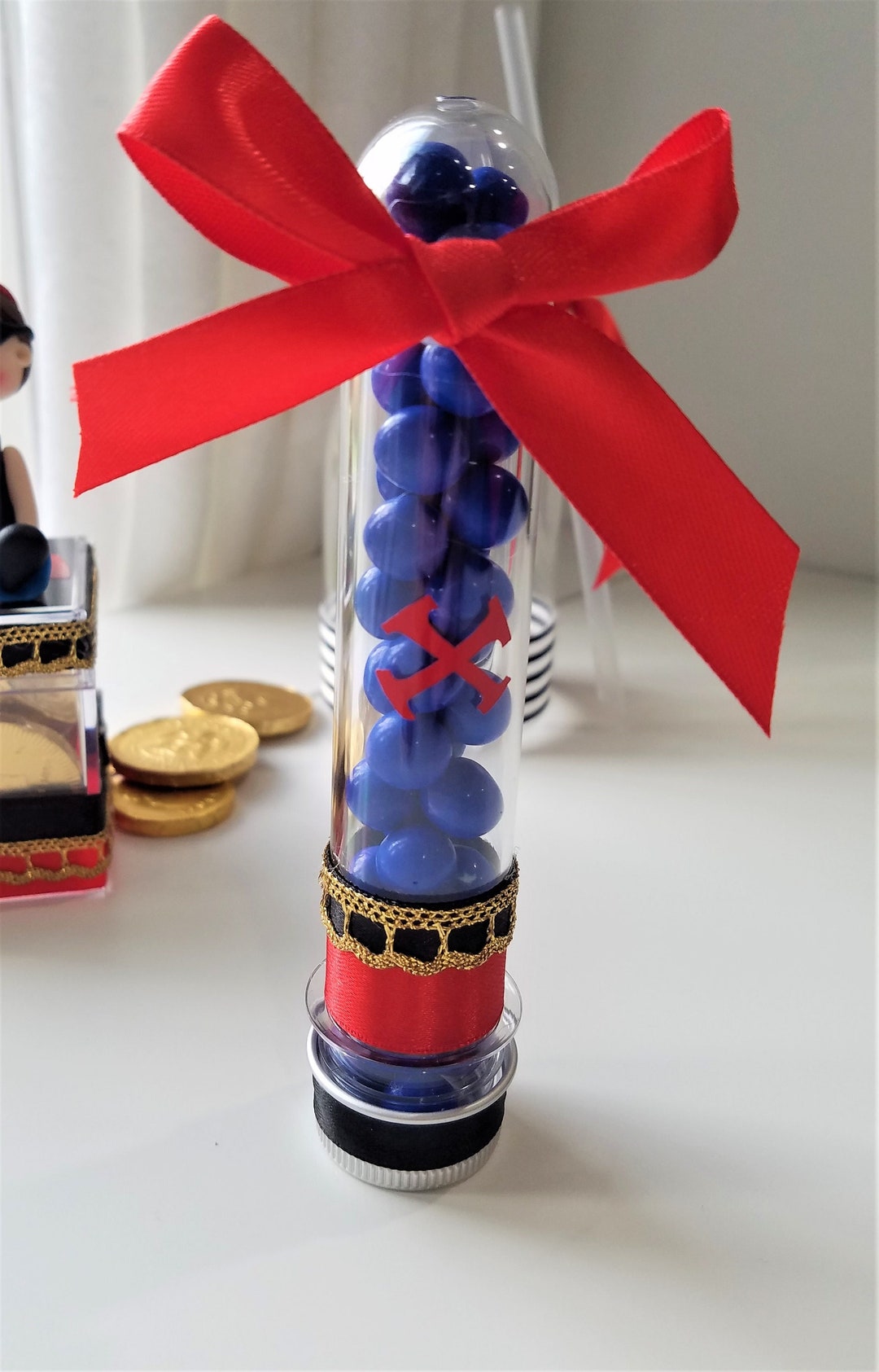 Pirate Candy Tube/pirate Theme Party/pirate Party Favor/pirate Birthday ...
