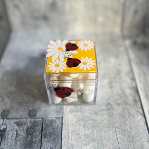 Lady Bug Candy Container/lady Bug Baby Shower/lady Bug Favor/lady Bug ...
