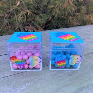 POP IT Candy Container/ Pop It Birthday Party/ Pop It Party Supplies ...