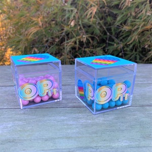 POP IT Candy Container/ Pop It Birthday Party/ Pop It Party Supplies ...