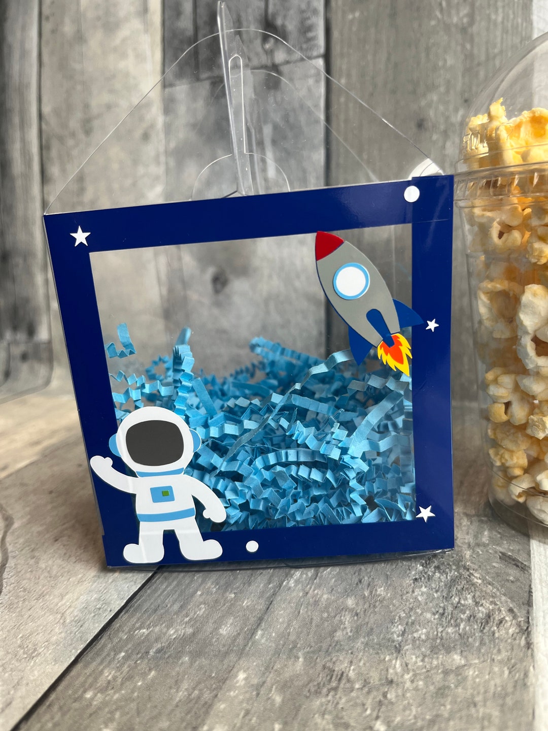 Handmade Outer Space Goody Box: Astronaut Birthday Party Favor - Etsy