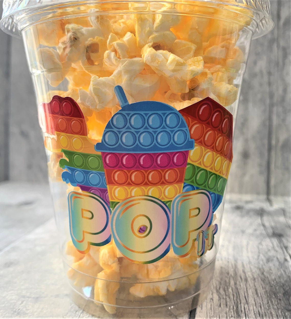 Pop It Popcorn Cup/pop It Cup Favor/pop It Decoration/pop It | Etsy