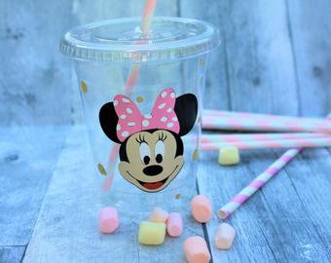 Minnie Mouse Cup/Minnie Mouse Party Favor/Minnie Mouse | Etsy