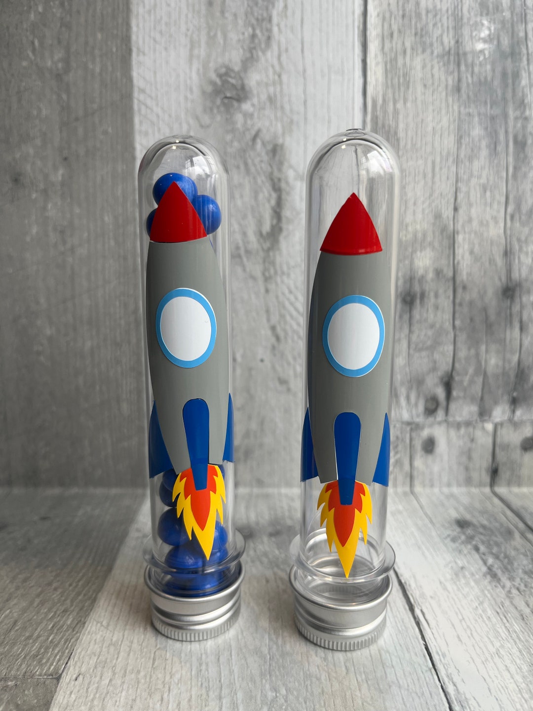 Handmade Rocket Gumball Tube: Outer Space Party Favor - Etsy