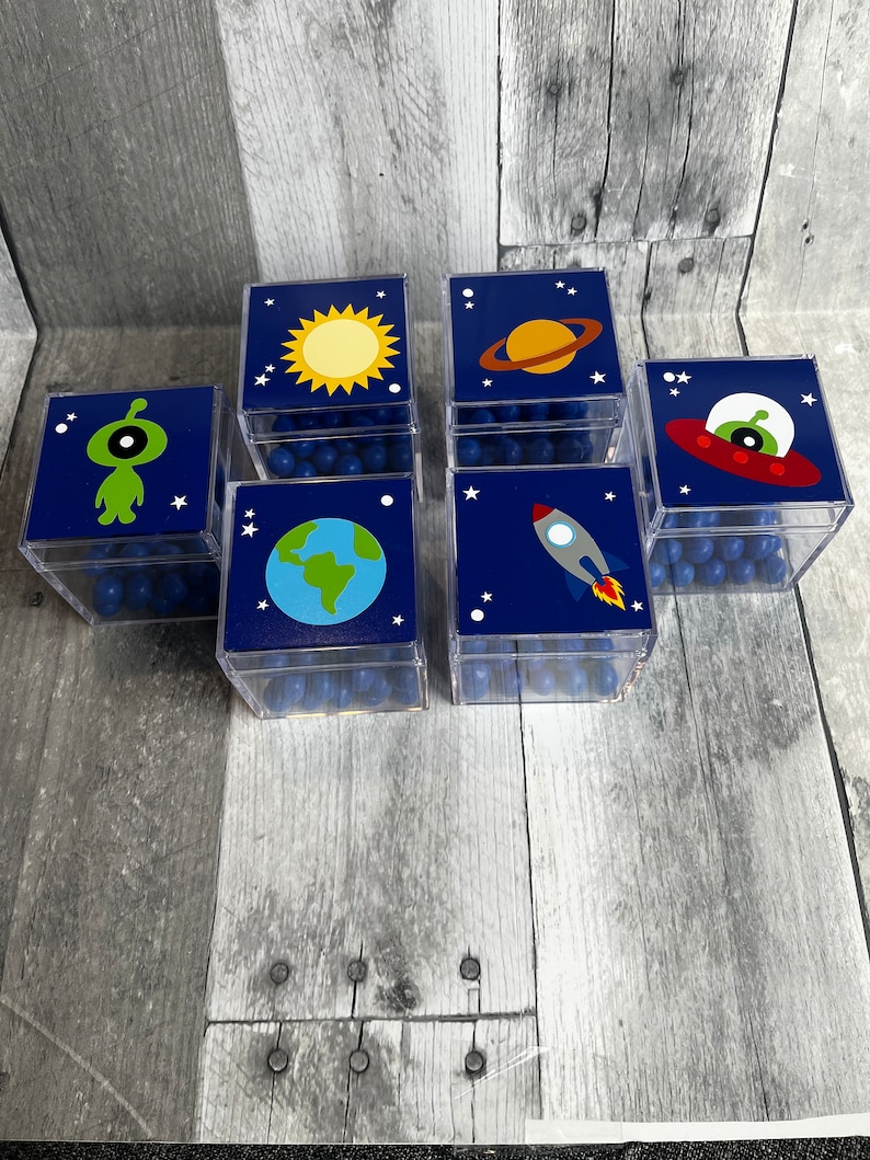 Outer Space Goody Box/galaxy Birthday Party/astronaut Party Supplies ...