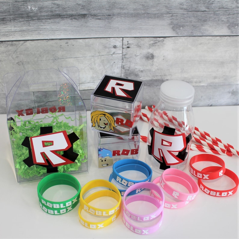 Handmade Roblox Party Favor Box: Gamer Birthday Goody Bag - Etsy