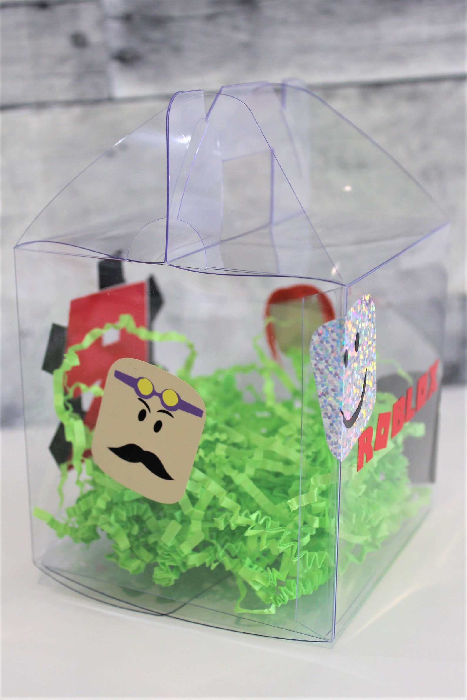 Handmade Roblox Party Favor Box: Gamer Birthday Goody Bag - Etsy