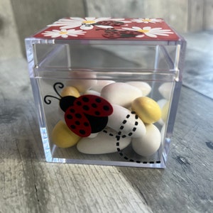 Lady Bug Candy Container/lady Bug Baby Shower/lady Bug Favor/lady Bug ...