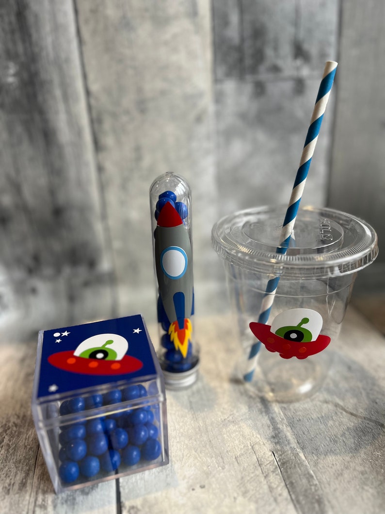 Outer Space Gumball Tube/space Party Favor/outer Space Party - Etsy