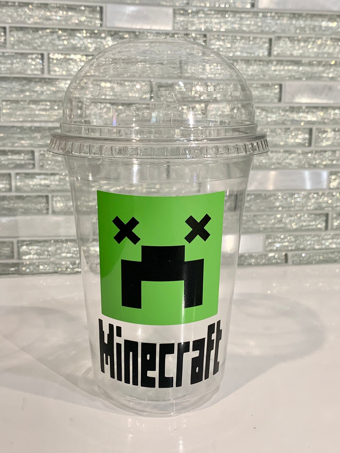 Minecraft Popcorn Cup/minecraft Birthday Party/gamer Birthday/minecraft ...