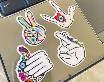 Sign Language Car Decal - Etsy