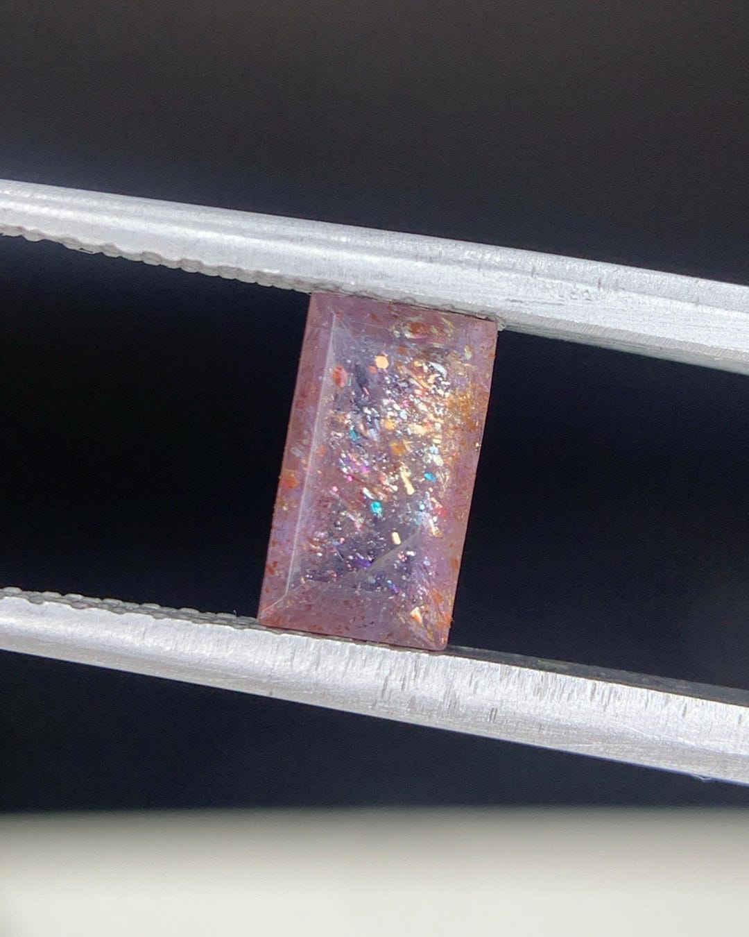 Natural Multi Flakes Bloodshot Iolite Sunstone 0.64 Carat 7x4 MM ...