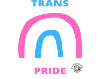 Trans & Proud Colour and Black and White Cut File Vector Svg, Png, Dxf ...