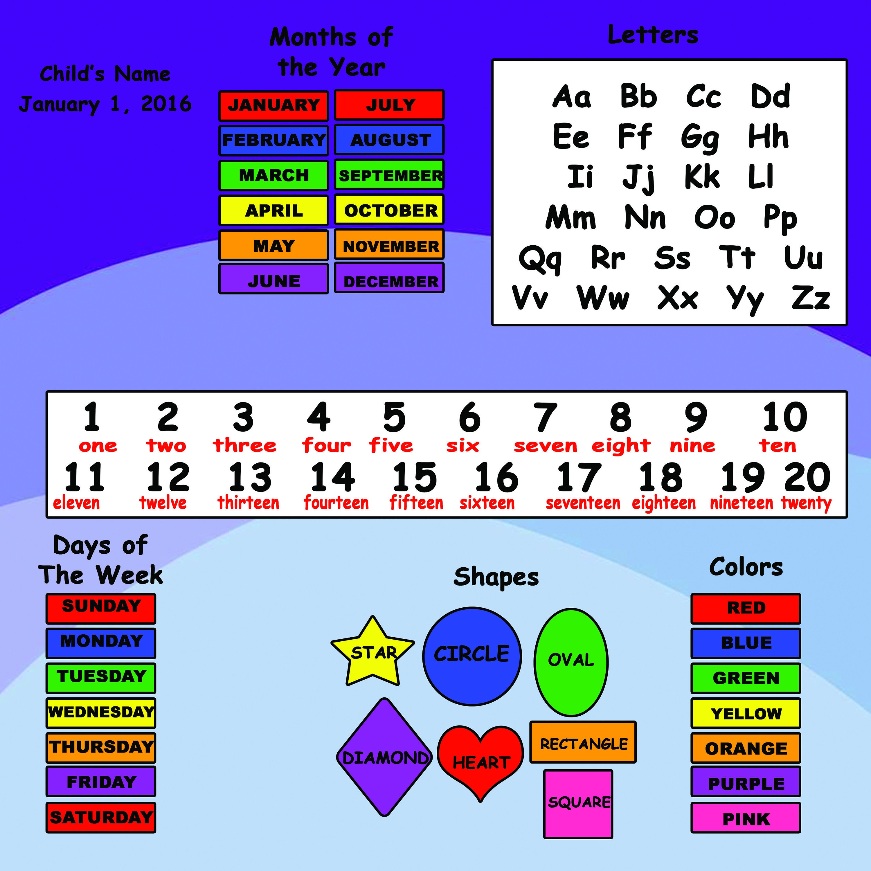 Custom Learning Banners for Preschoolers - Etsy