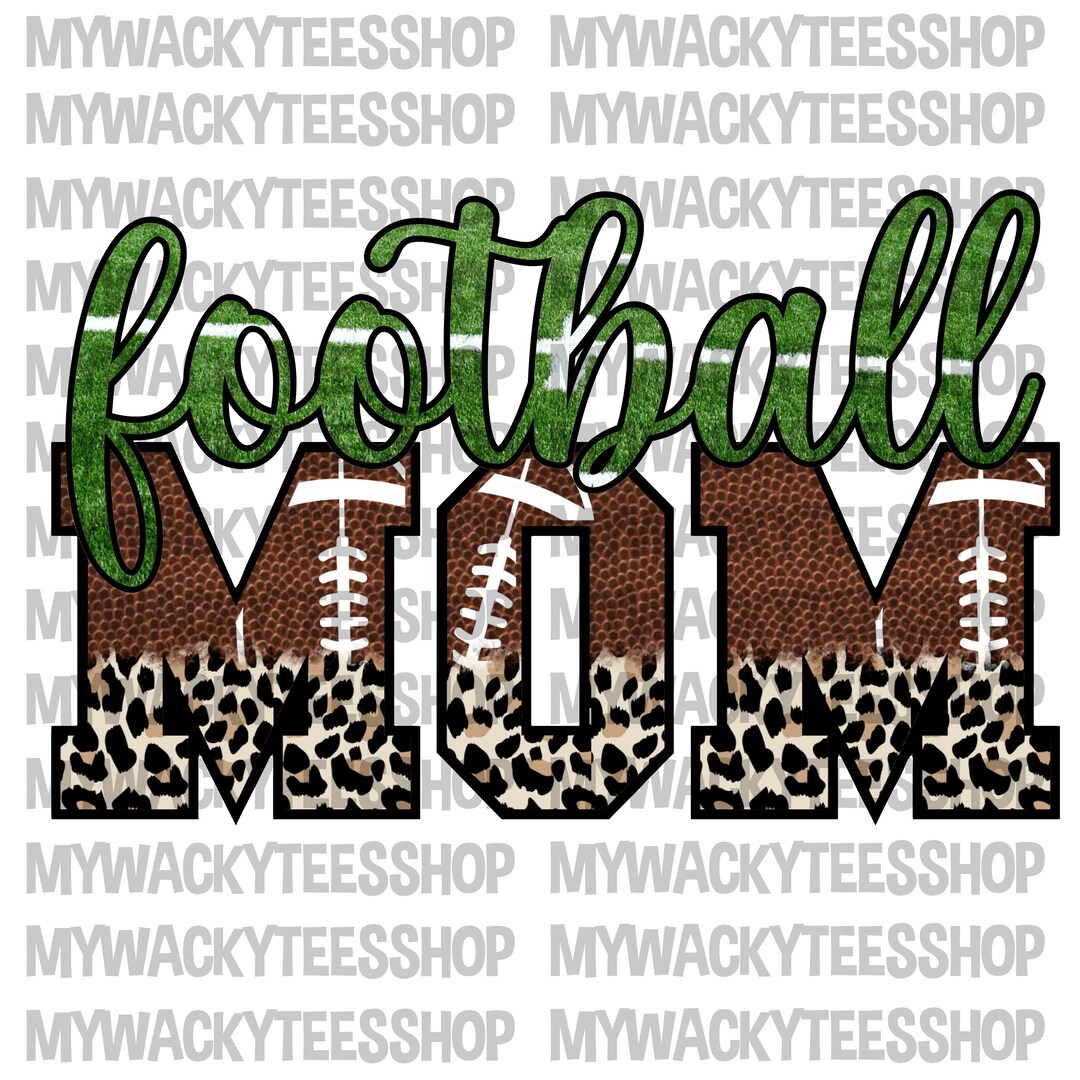 Football Mom Leopard Field PNG Image Sublimation PNG Sports - Etsy