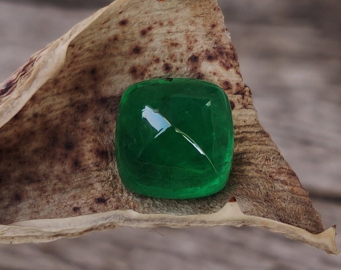 Natural Emerald Square Octagon 0.90 Cts.certified - Top Vivid Green ...