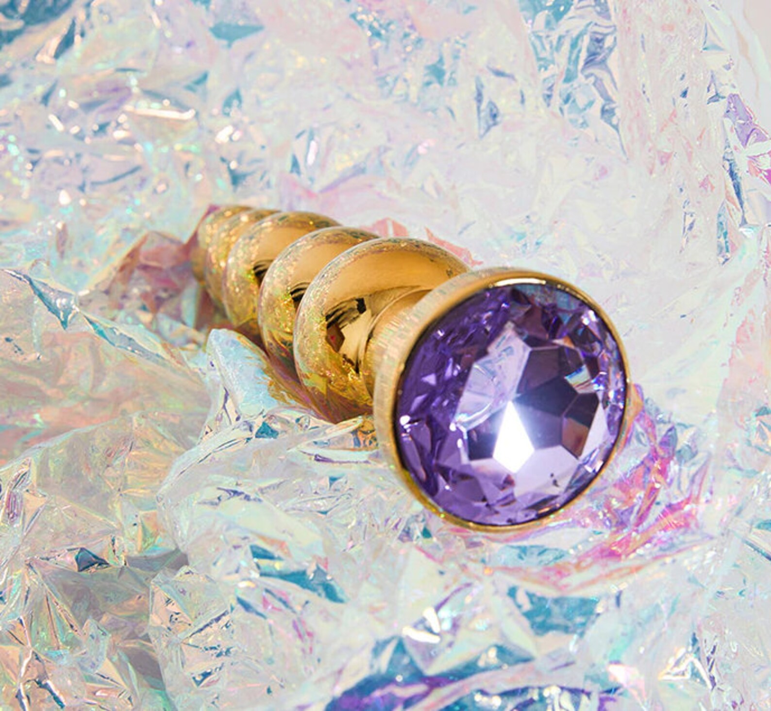 Gemstone Butt Plug Anal Beads 5 Beads Stainless Steel Butt Etsy