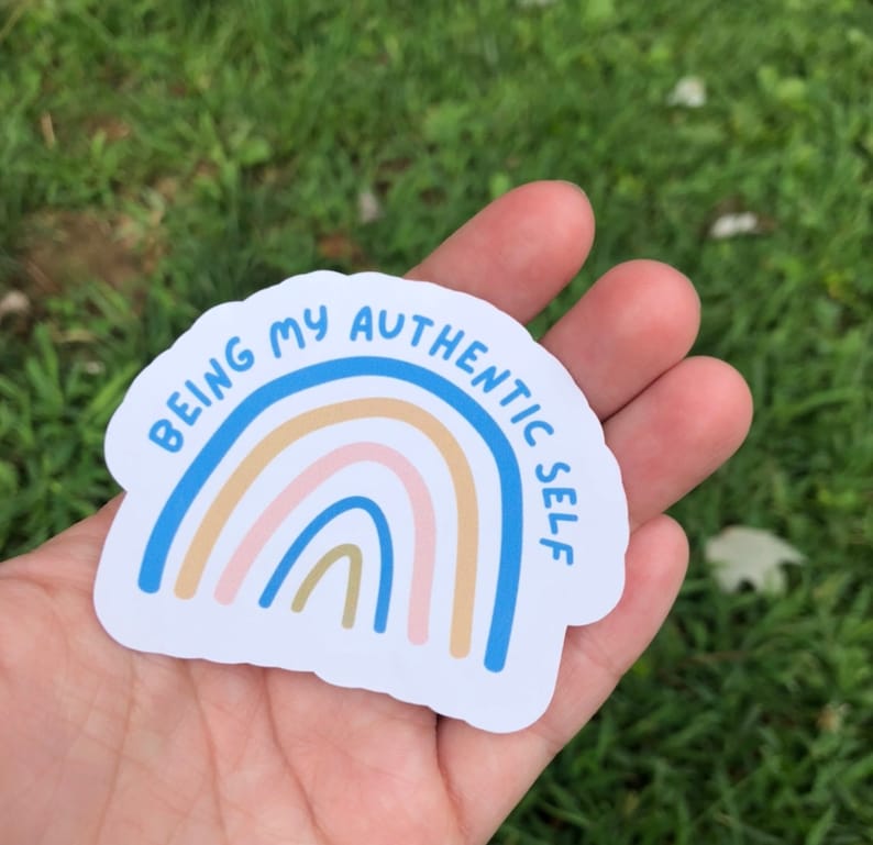 Being My Authentic Self Sticker | Mental Health Sticker | Authenticity ...