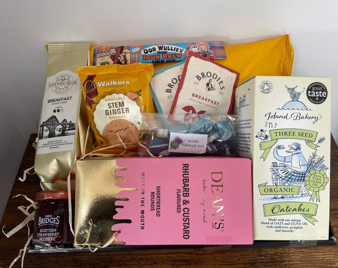 Scottish T Hamper Scotland T Hamper Food Hamper Scottish Food Hamper T From