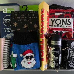 Mens Christmas Hamper | Secret Santa Gift for Him | Mens Christmas Gift ...