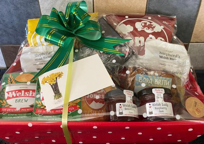 Welsh Afternoon Tea Gift Hamper / Luxury Welsh Gift Hamper / | Etsy