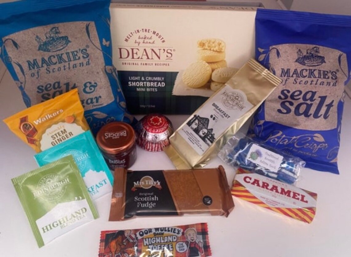 Scottish Gift Hamper Scotland Gift Hamper Food Hamper - Etsy
