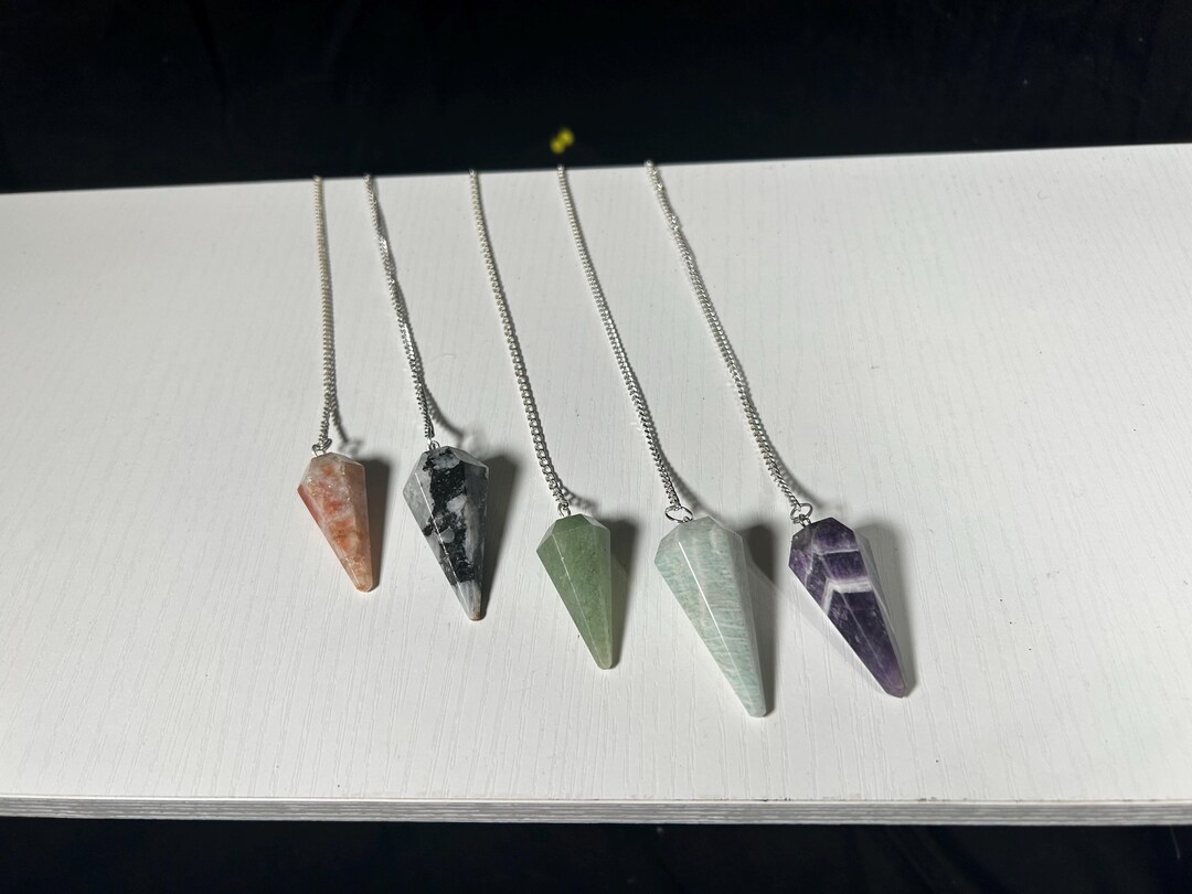 Crystal Pendulums, 5 Stone Varieties - Etsy