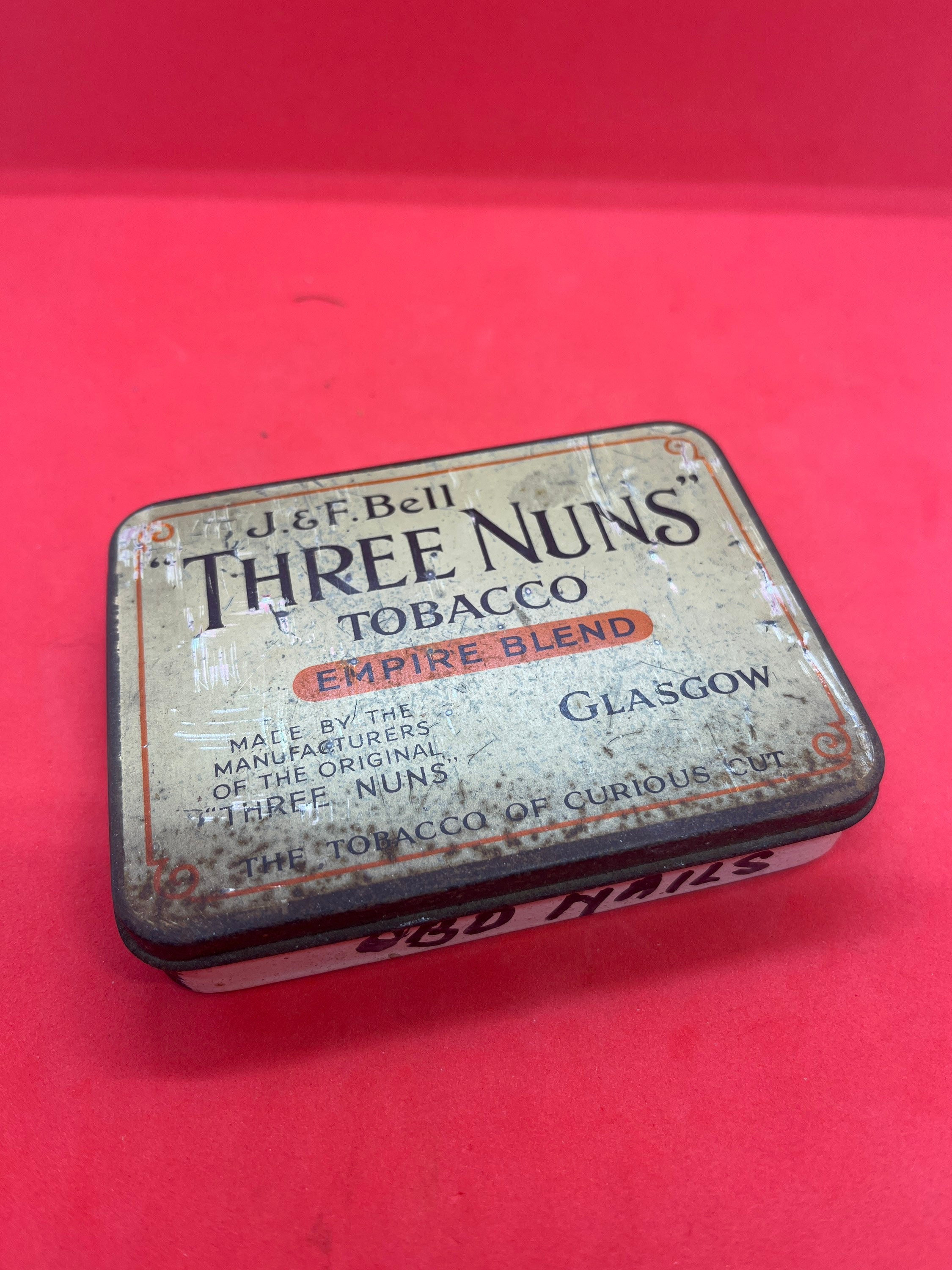Three Nuns Rare Hinged Lid Tobacco Tin Storage Gift Vintage - Etsy UK
