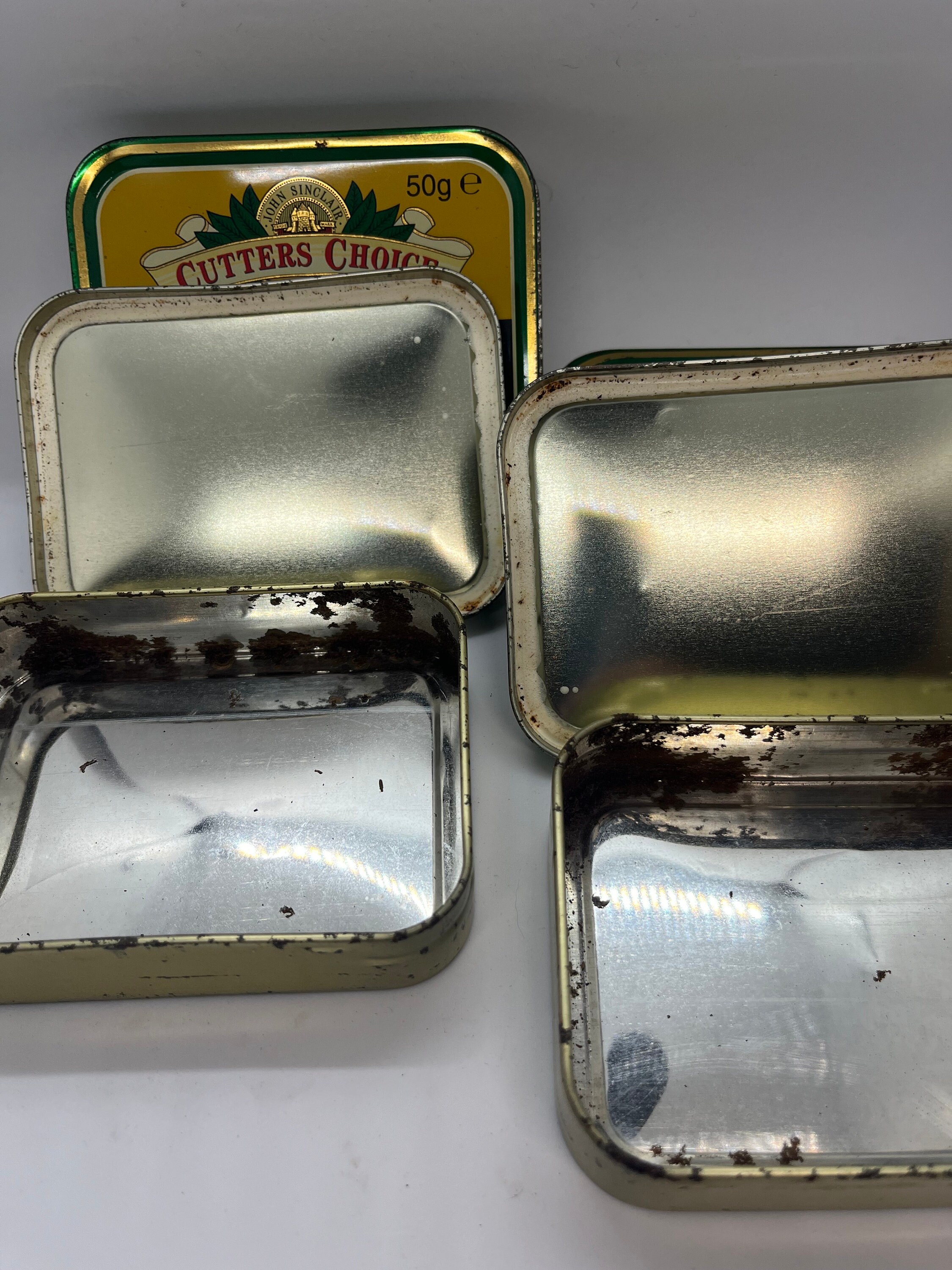 Cutters Choice Tobacco Tin Storage Gift Good Condition Tobacco Smoking ...