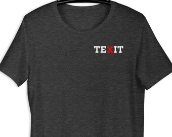 Border Texas T Shirt | Etsy