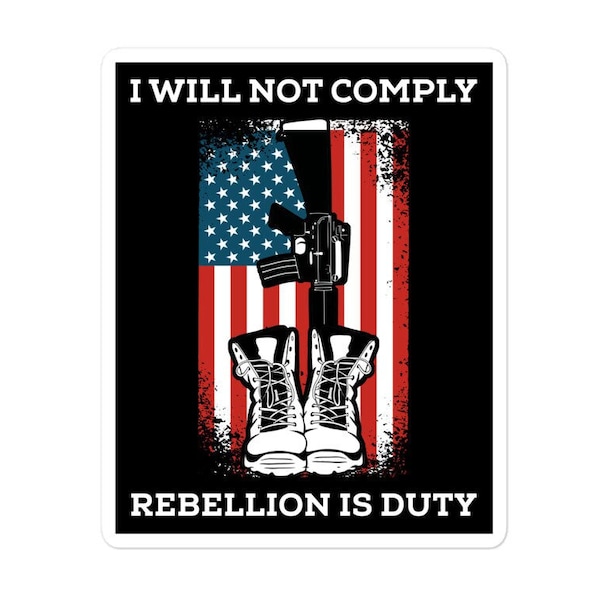 Not Comply Sticker - Etsy