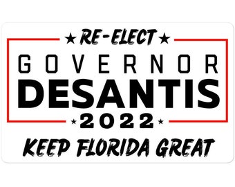 Desantis 2022 Sticker Desantis 22 Flamingo Orange Decal | Etsy
