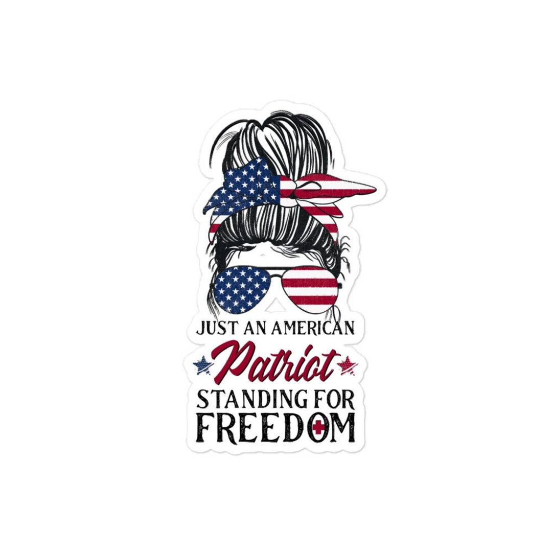 Patriots for Medical Freedom Sticker, Just a Patriot Standing for ...