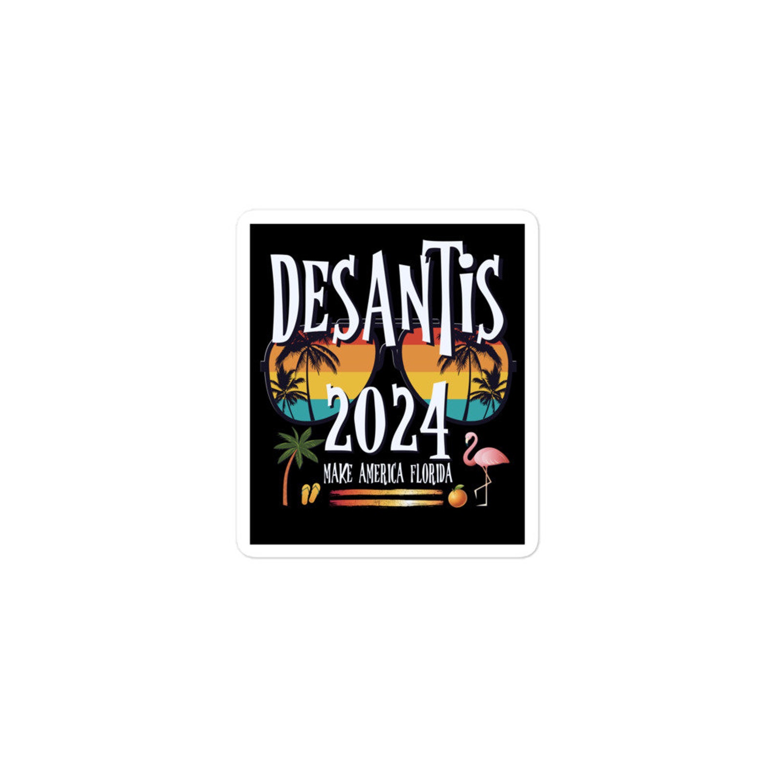 DeSantis 2024 Bumper Sticker DeSantis 24 Flamingo Naval | Etsy