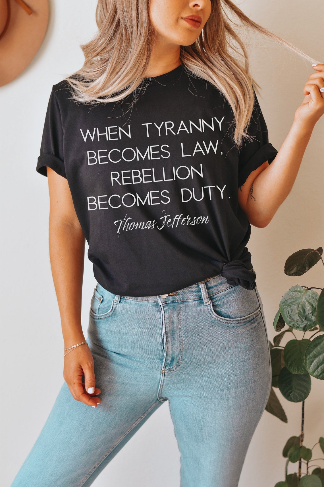 Tyranny Shirt When Tyranny Becomes Law Rebellion Becomes - Etsy