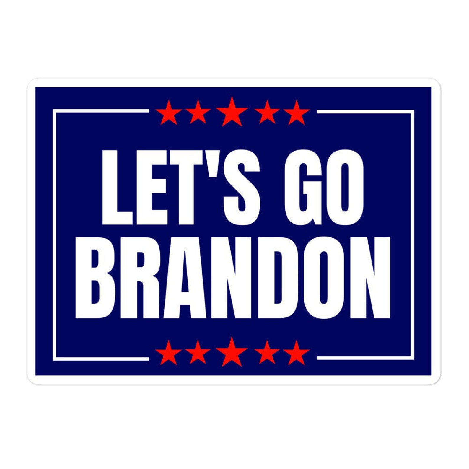 Let's Go Brandon Sticker Let's Go Brandon Decal - Etsy
