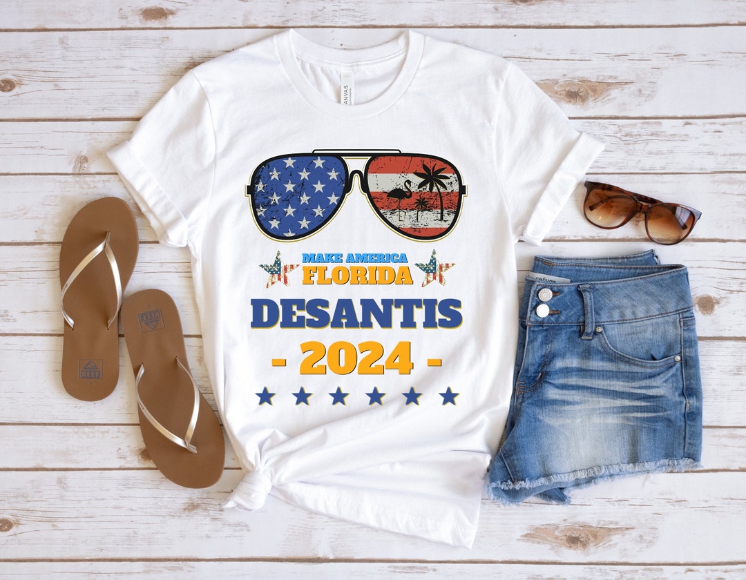 Desantis 24' Election T-shirt Desantis 2024 Make America Florida Shirt ...