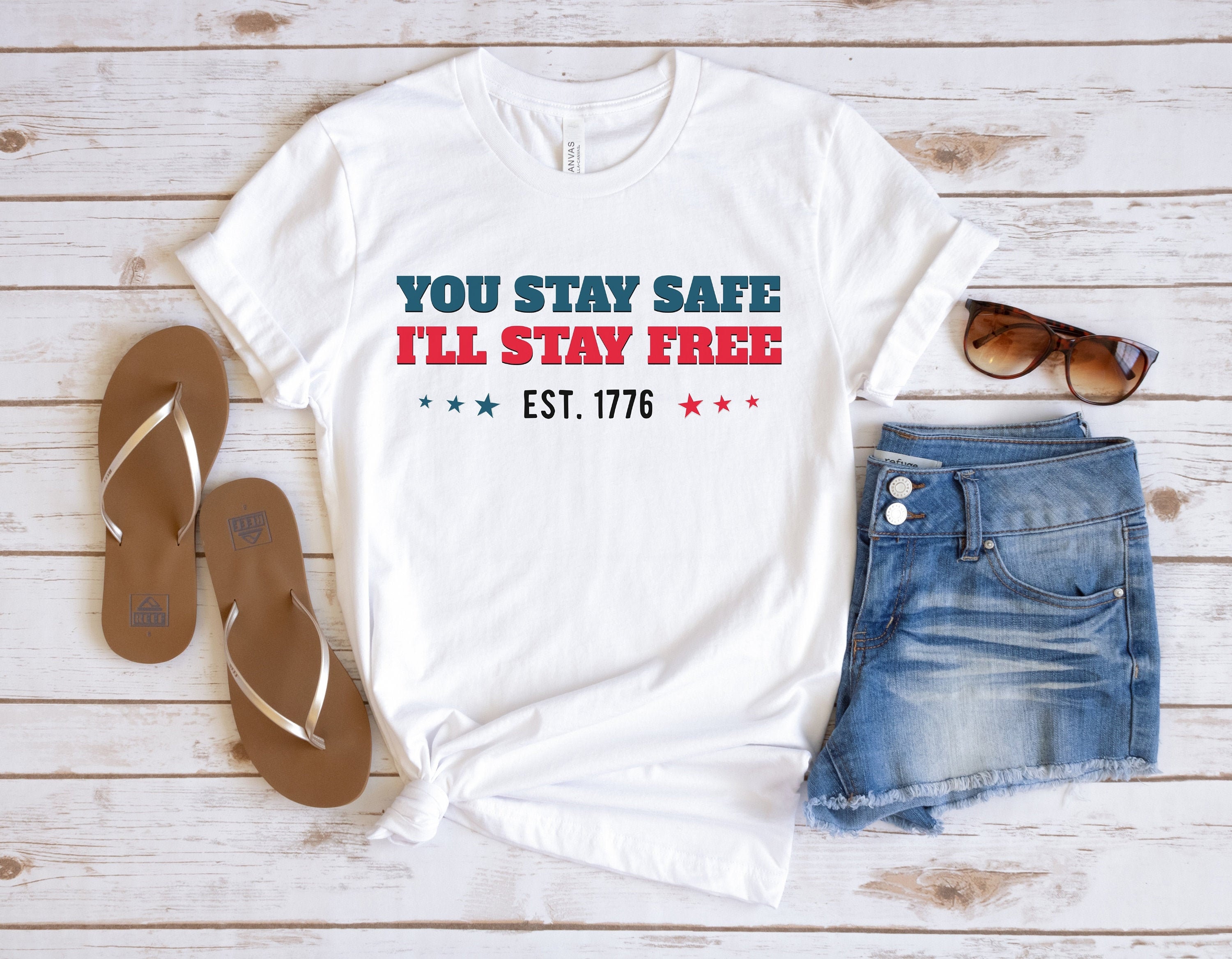 You Stay Safe I'll Stay Free T-shirt Conservative Tee - Etsy
