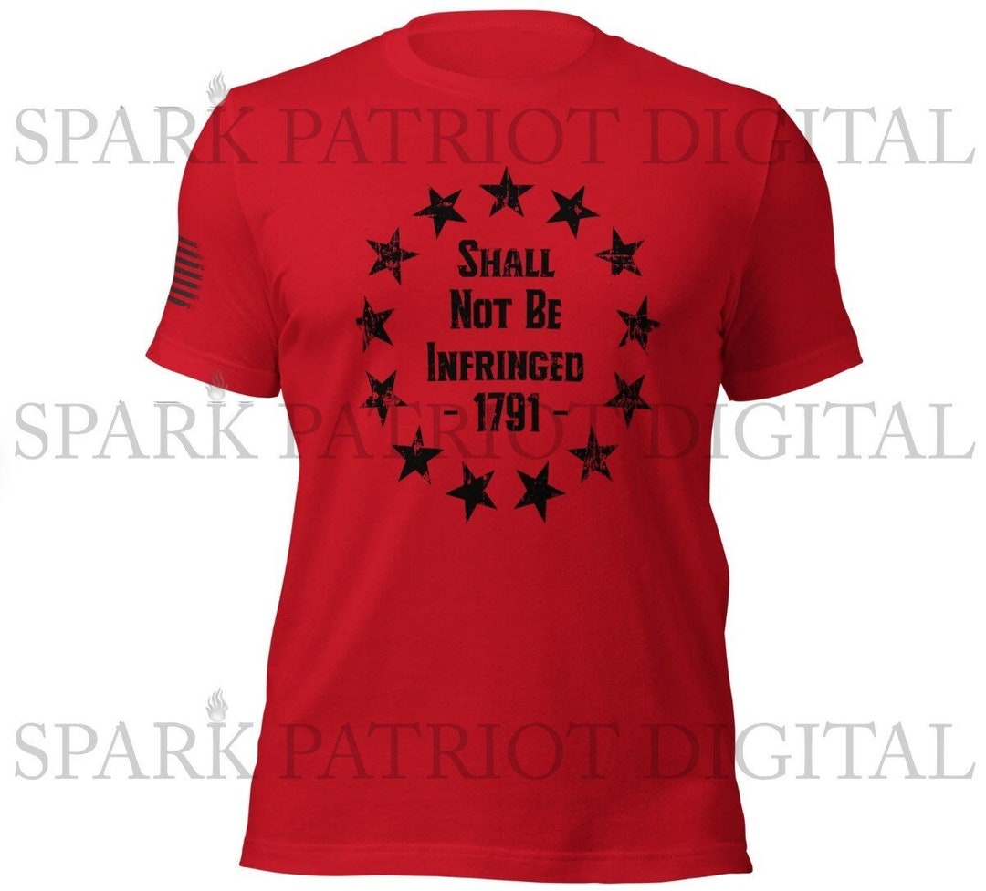 2nd Amendment Digital PNG, Shall Not Be Infringed PNG, Patriotic Print ...