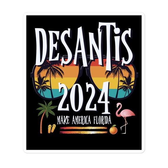 Desantis 2024 Bumper Sticker Desantis 24 Flamingo Naval - Etsy