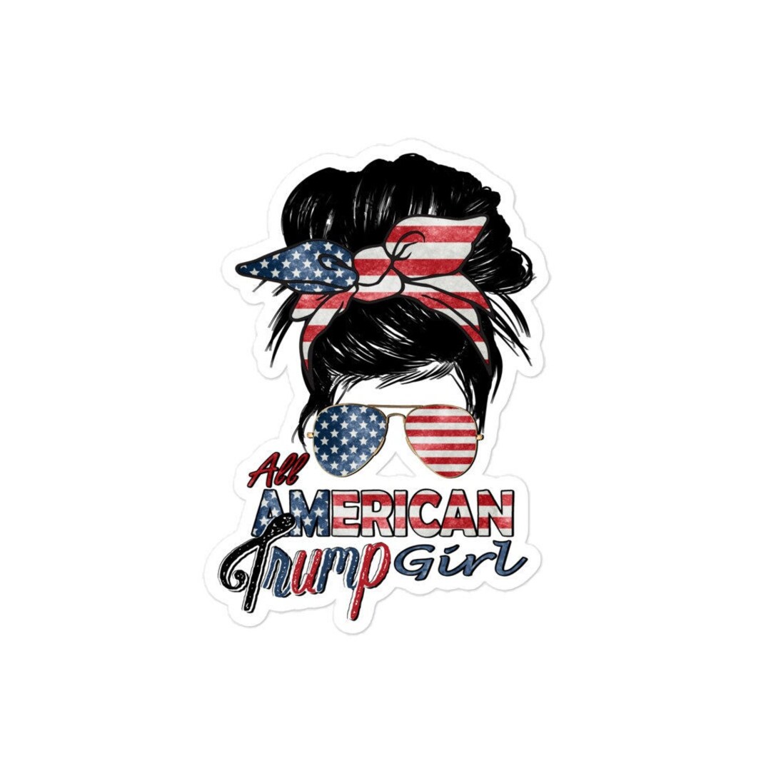 Trump Girl Sticker for Car/vehicle, Vinyl, Indoor & Outdoor Use ...