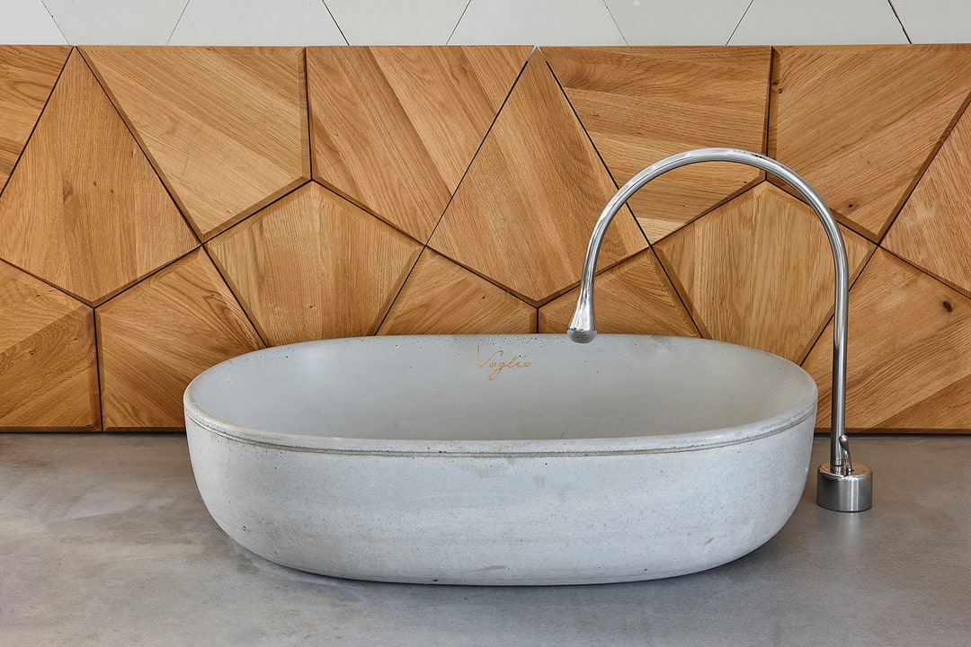 V_41 Concrete Sink Wash Basin Washbasin Betonwaschbecken Waschbecken ...