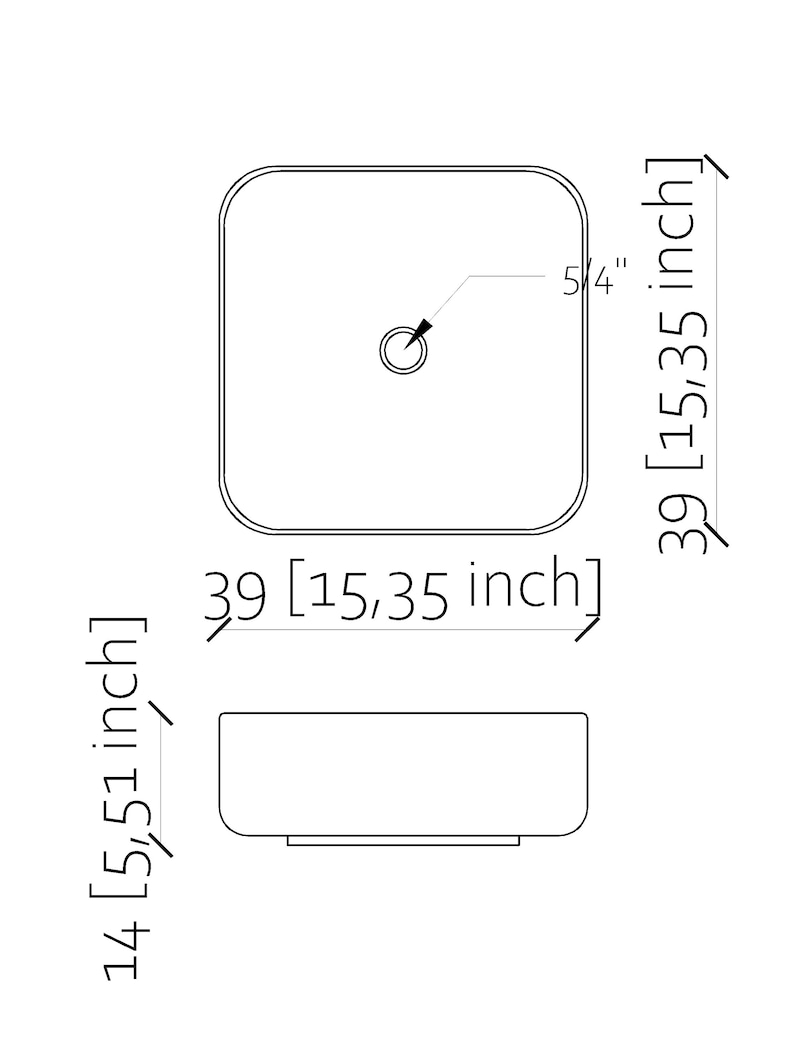 Light Grey Concrete, Square Sink | Bathroom Cabinet's Washbasin | WC ...