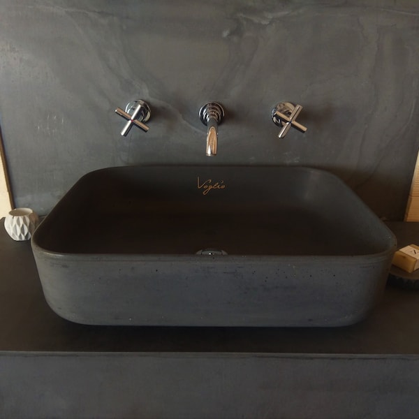 Concrete Vessel Sink - Etsy