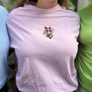Powerpuff Girls Shirt, Buttercup/blossom/bubbles Cartoon, Hand ...