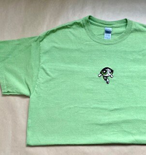 Powerpuff Girls Shirt, Buttercup/blossom/bubbles Cartoon, Hand ...